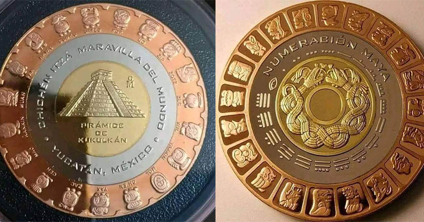 Monedas de cultura Maya no reemplazarán billetes de 20; valen mucho más