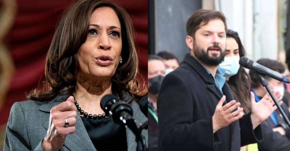 Kamala Harris podría estar presente en toma de protesta de Gabriel Boric