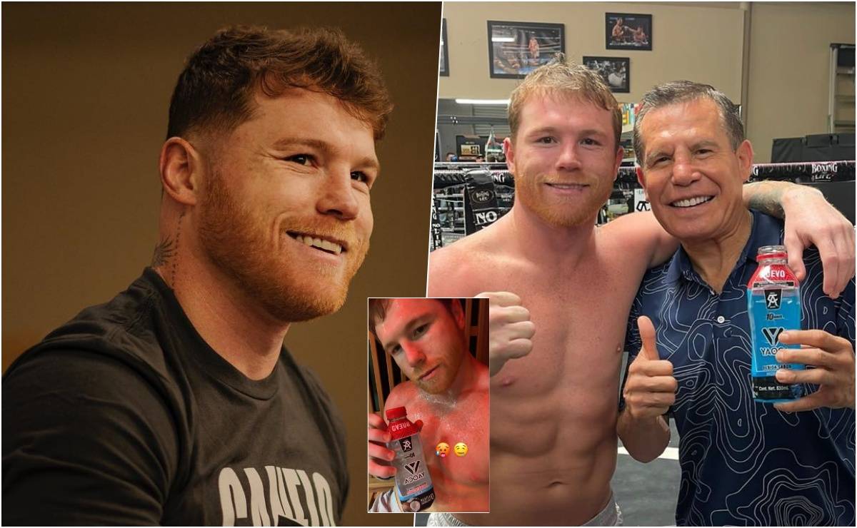 Canelo Álvarez lanza su propia bebida hidratante; Julio César Chávez la ...