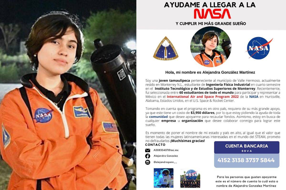 Estudiante mexicana es aceptada en la NASA; pide apoyo para cumplir su ...