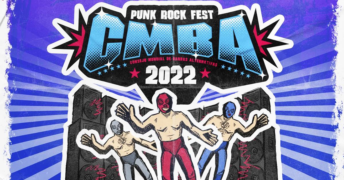 Nostalgia musical y lucha libre en el Punk Rock Festival del CMBA