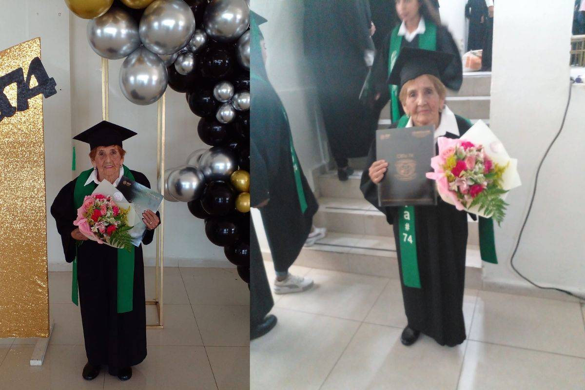 Mujer de 84 años se gradúa del bachillerato; en redes dicen que es un ...