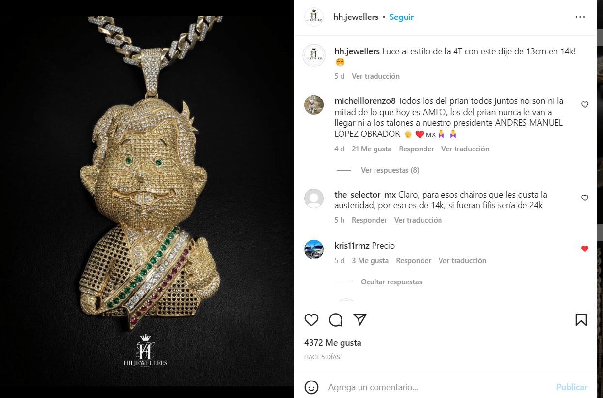 Joyería lanza el “AMLITO” de oro; esto es lo que te costará