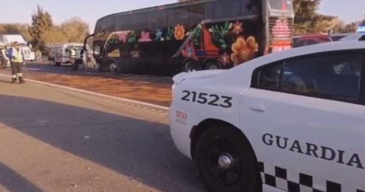 Se accidenta autobús en la México-Puebla; esto es lo que se sabe ...