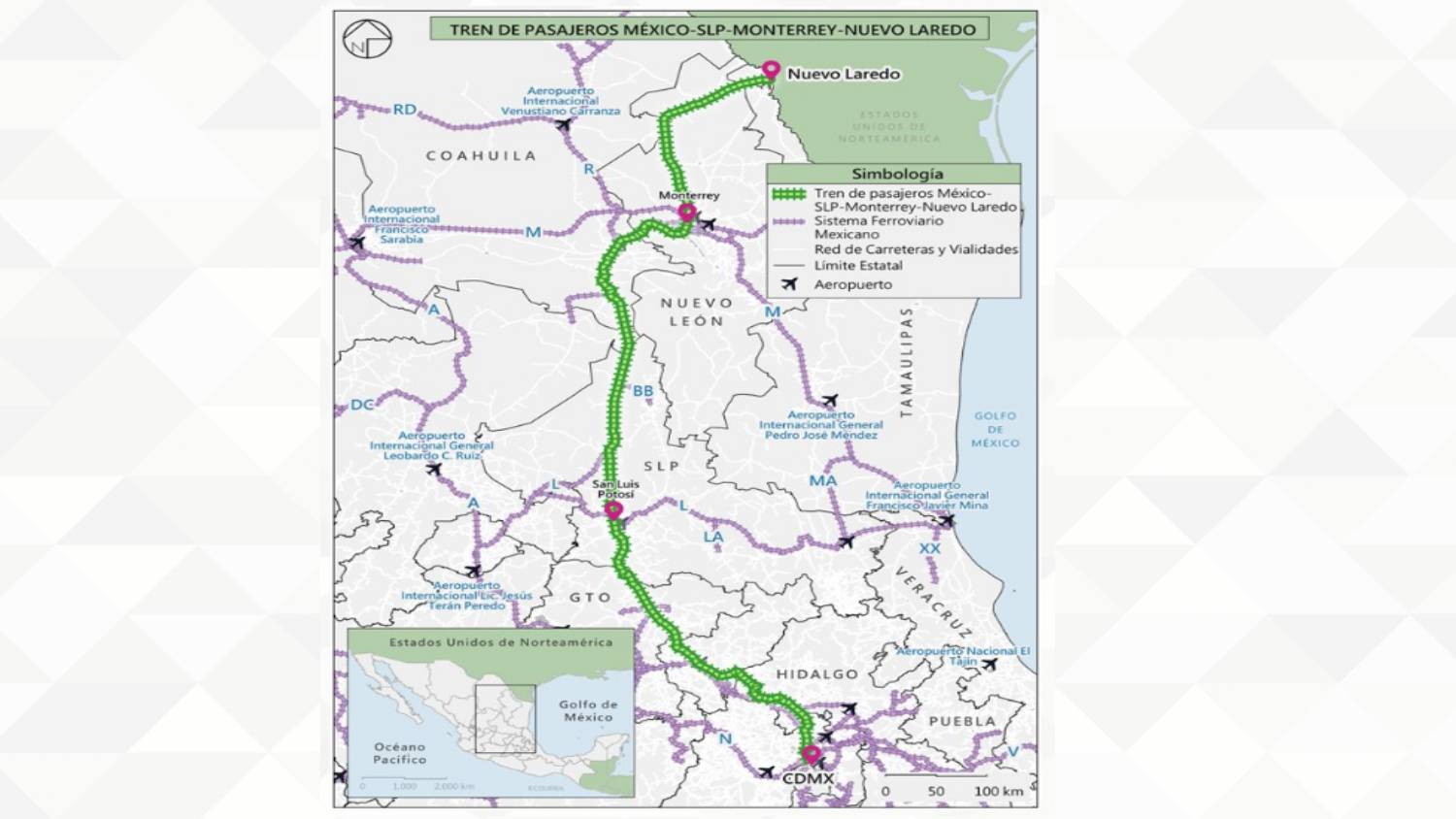 Sheinbaum va por tres nuevas rutas de trenes de pasajeros