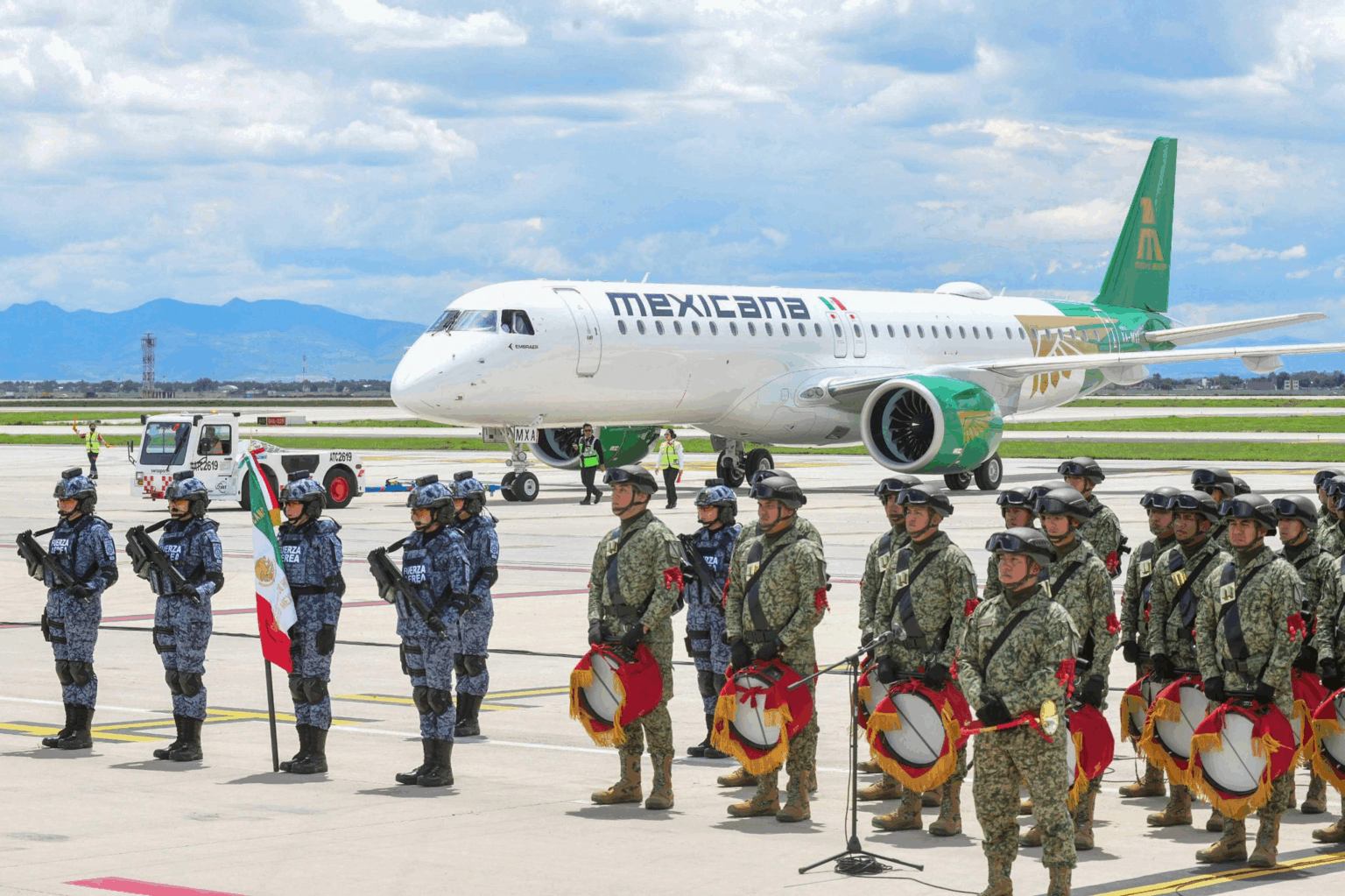 Primer Embraer E195-E2 de Mexicana de Aviación: Sheinbaum